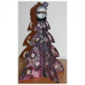 3D Christmas Tree MDF Wood Kit style 3 for seasonal decoration